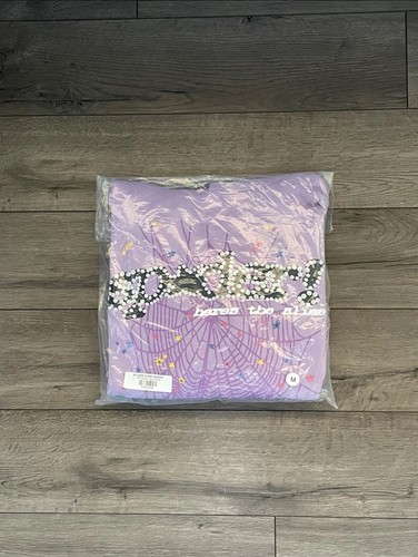 Sp5der Acai Hoodie Purple Size Medium | eBay