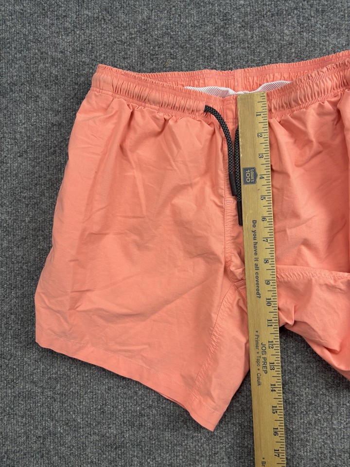 Flag Nor Fail Swim Shorts Mens Small Coral Drawstring Lined Quick Dry ...