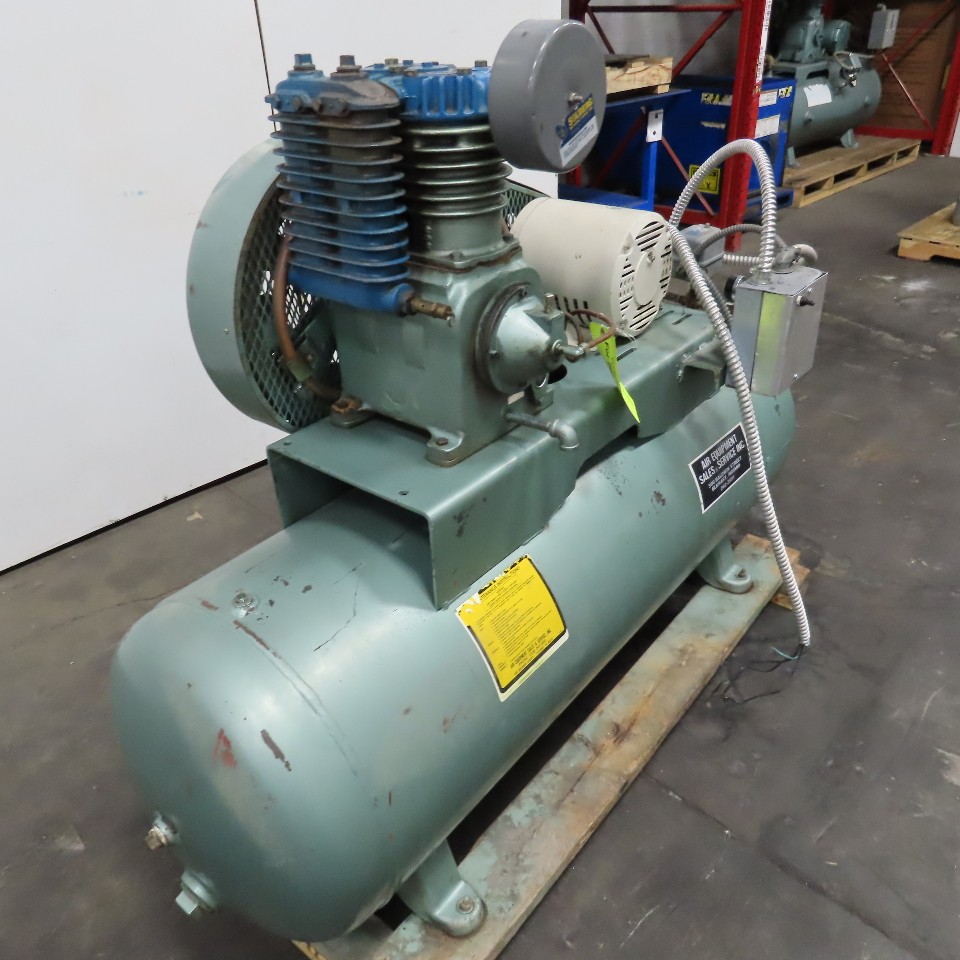80 Gallon Tank Mounted Air Compressor 208-230/480V 5Hp | eBay