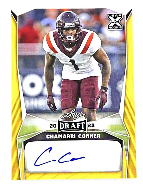2023 Leaf Draft - Autographs Gold #BA-CC1 Chamarri Conner (AU, RC) for ...