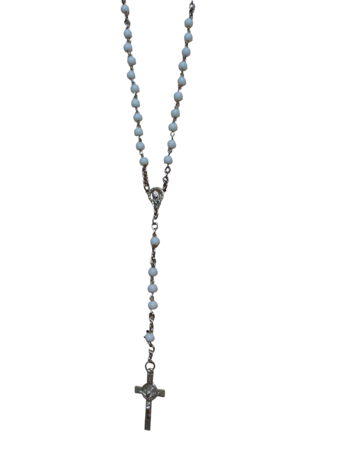 @ Isa Masih Praying Religious Cross Locket Pendant Necklace With Beads ...