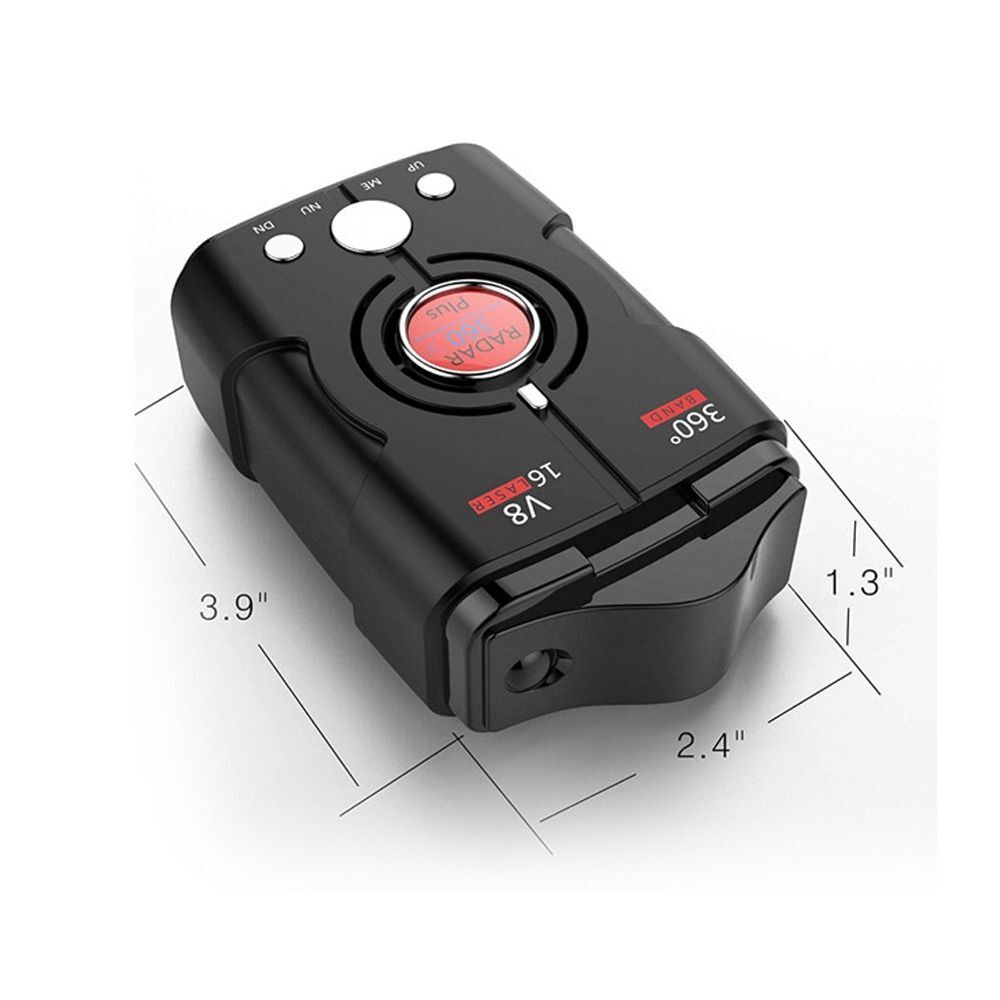 & Russian Voice Alert Car Radar Detector Car Detector Mini Radar ...