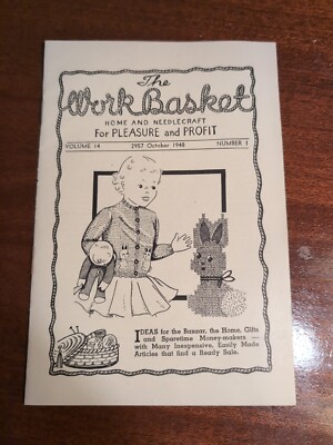 The Workbasket Magazine Vol. 14 No. 1 (October 1949) | eBay