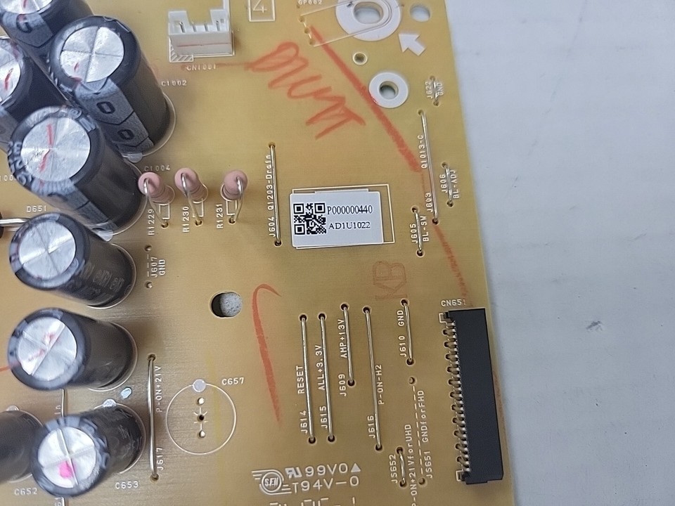 PHILIPS 50PFL5766/F7 ME2 POWER SUPPLY BOARD PN: AD1U1MPW-001 BN ...