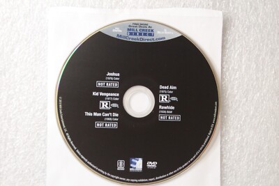 5 Movies Joshua Kid Vengeance This Man Cant Die Dead Aim Rawhide DVD | eBay