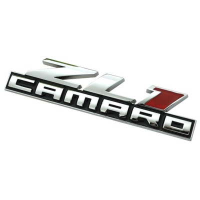 2010-17 Camaro ZL1 Fender Emblem Chrome And Red Stick On | eBay