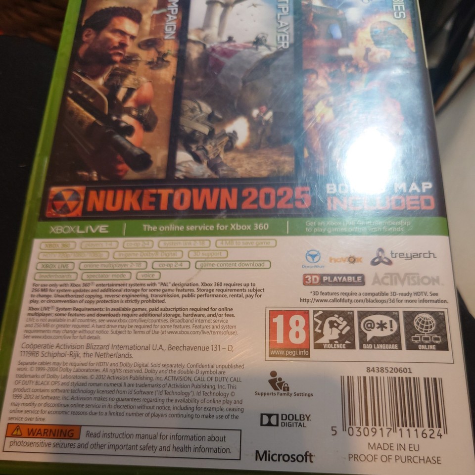 Call of Duty Black Ops II 2 Game Microsoft Xbox 360 | eBay UK