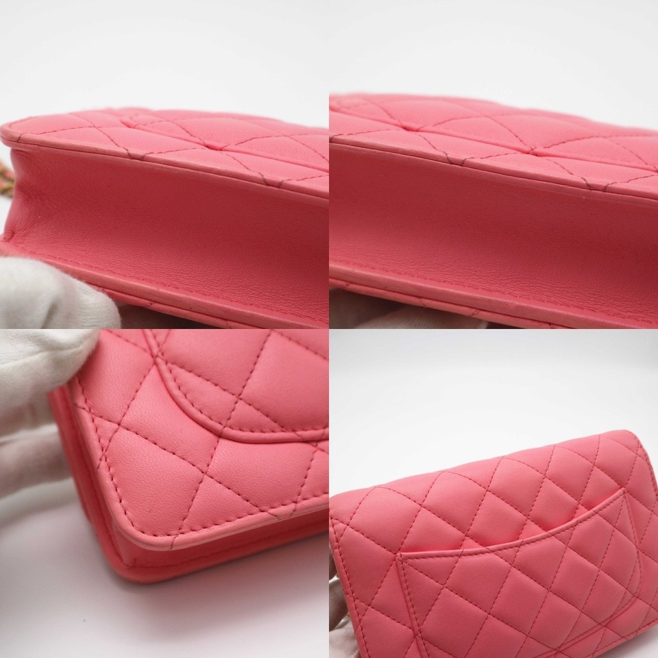 Authentic Chip Versio CHANEL Pearl Crush Wallet On Chain Shoulder ...