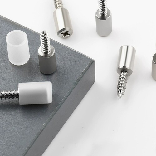 4 Pcs Stainless Steel Bookshelf Pegs Shelving Support Assortment Screws ...