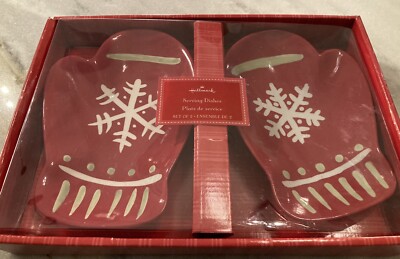Hallmark Mitten Serving Dishes | eBay
