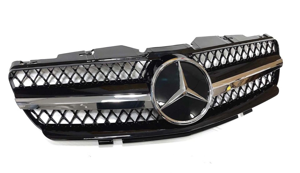 R230 SL500 SL600 Grille Black Chrome 2003 2004 2005 2006 Part New | eBay
