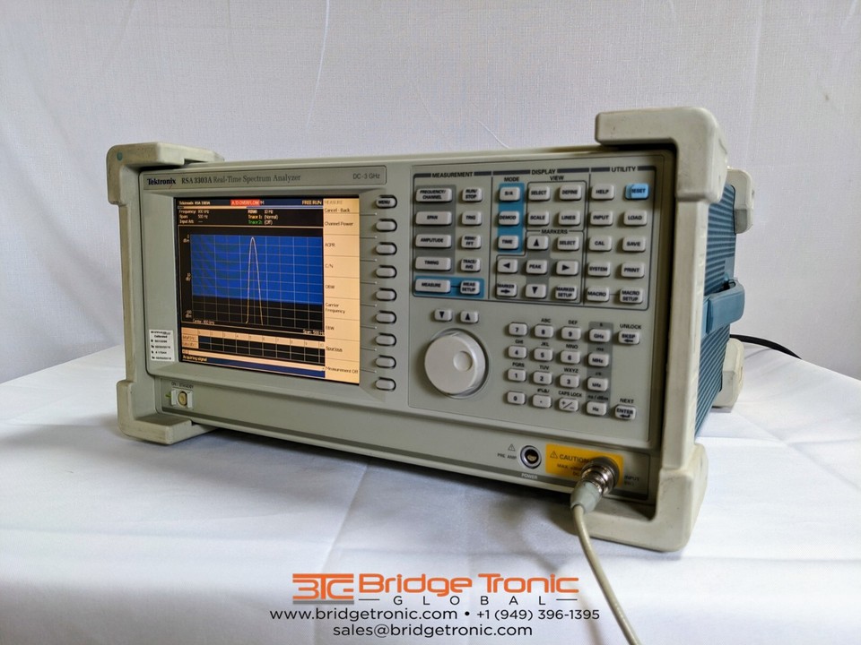 Tektronix RSA 3303A Real Time Spectrum Analyzer | eBay