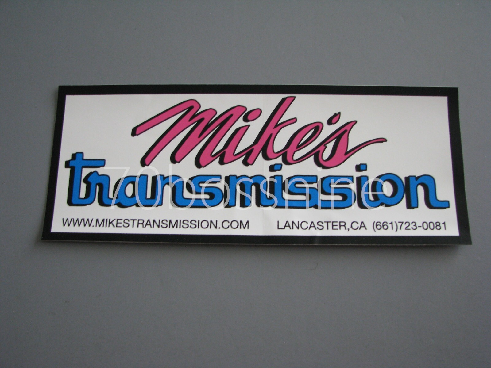 MIKE'S TRANSMISSION LOGO LARGE 9 1/2" NHRA DRAG RACING STICKER DECAL | eBay
