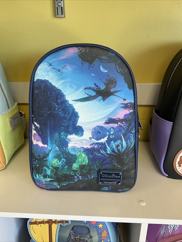Loungefly Pandora World Of Avatar Mini Backpack Light-Up Blue Disney ...