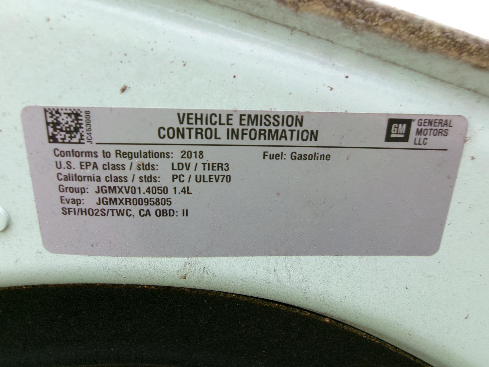 Used Front Center Interior Rear View Mirror fits: 2018 Chevrolet Spark ...