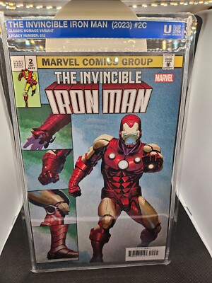 INVINCIBLE IRON MAN CLASSIC HOMAGE VARIANT UNCIRCULATED RARE #2C | eBay