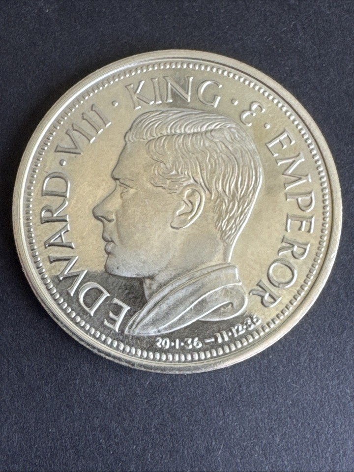 1936 Edward VIII Fantasy Pattern Proof Crown - Diameter 38mm | eBay UK