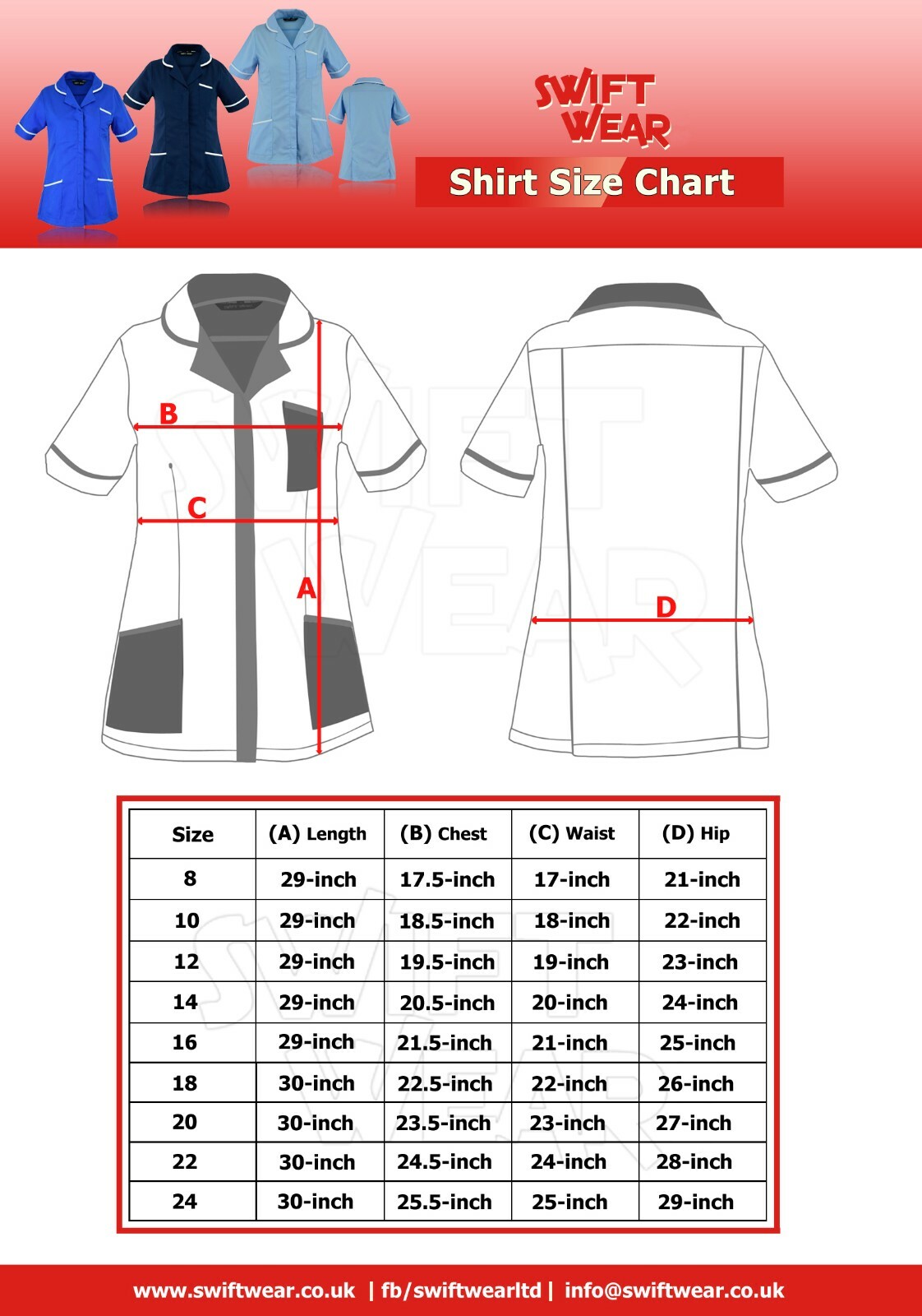 Nurse Tunic Maid Healthcare Dentist Hospitality Therapist Carers ...