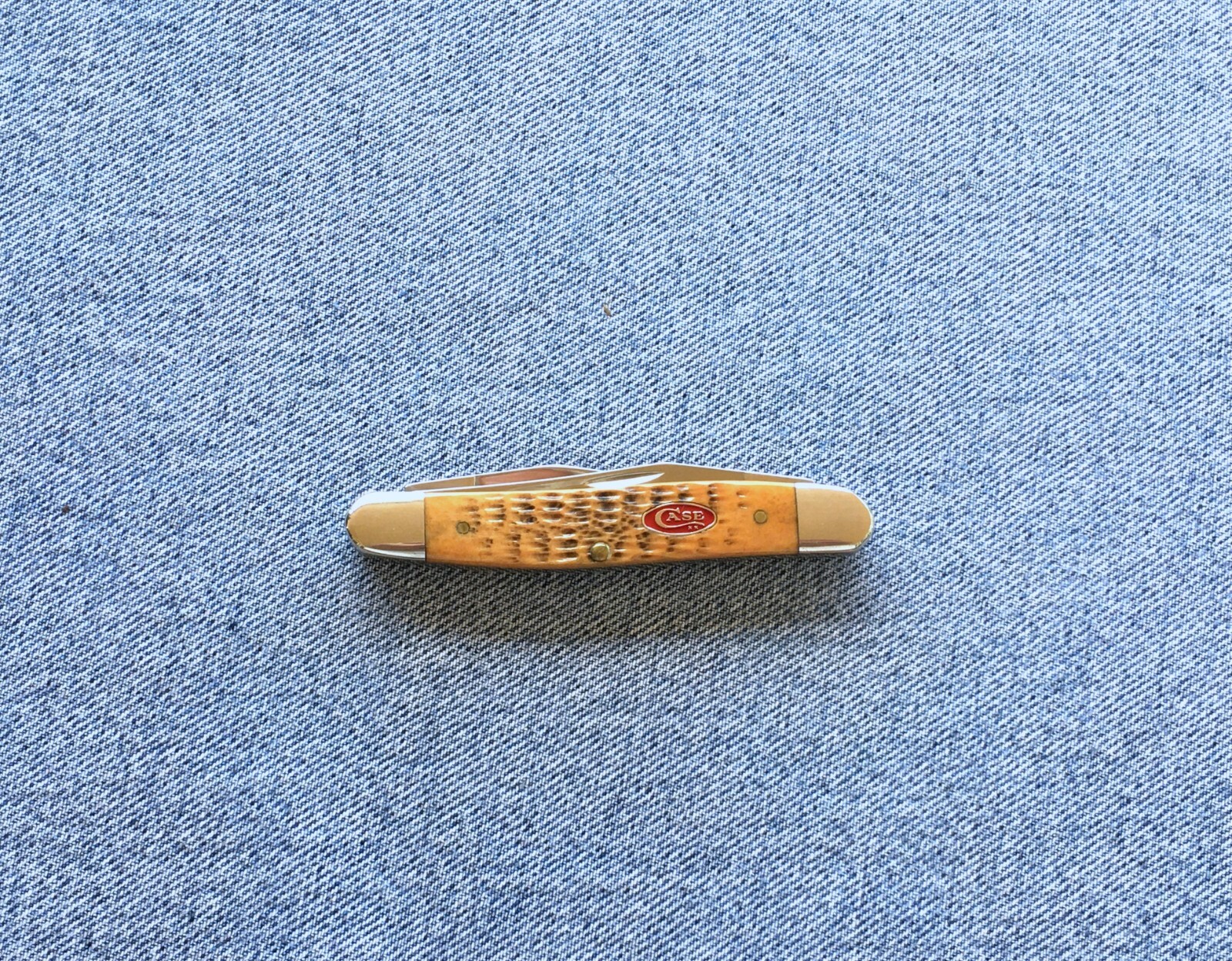 Case Modified Muskrat (“Ratcliffe”) knife in Yellow Jigged Bone ...