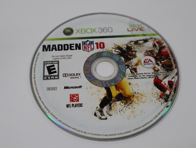 Madden NFL 10 (Xbox 360, 2009) Disc Only | eBay