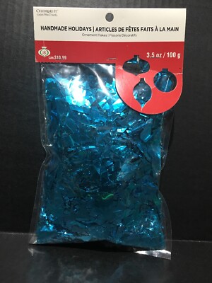 Celebrate It Christmas Flakes Confetti Blue 3.5 Oz NEW | eBay Australia