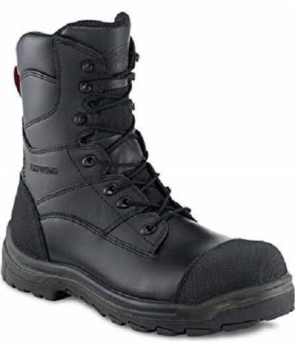 WOMENS RED WING 8 INCH LEATHER SAFETY WATER RESISTANT BOOTS VIBRAM SOLE ...