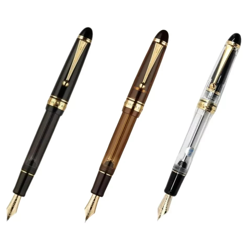 Pilot Namiki Custom 823 Fountain PenB Nib Black Transparent FKK-3MRP | eBay