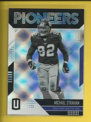 Michael Strahan 2018 Unparalleled Pioneers Card # PN-MS New York Giants ...