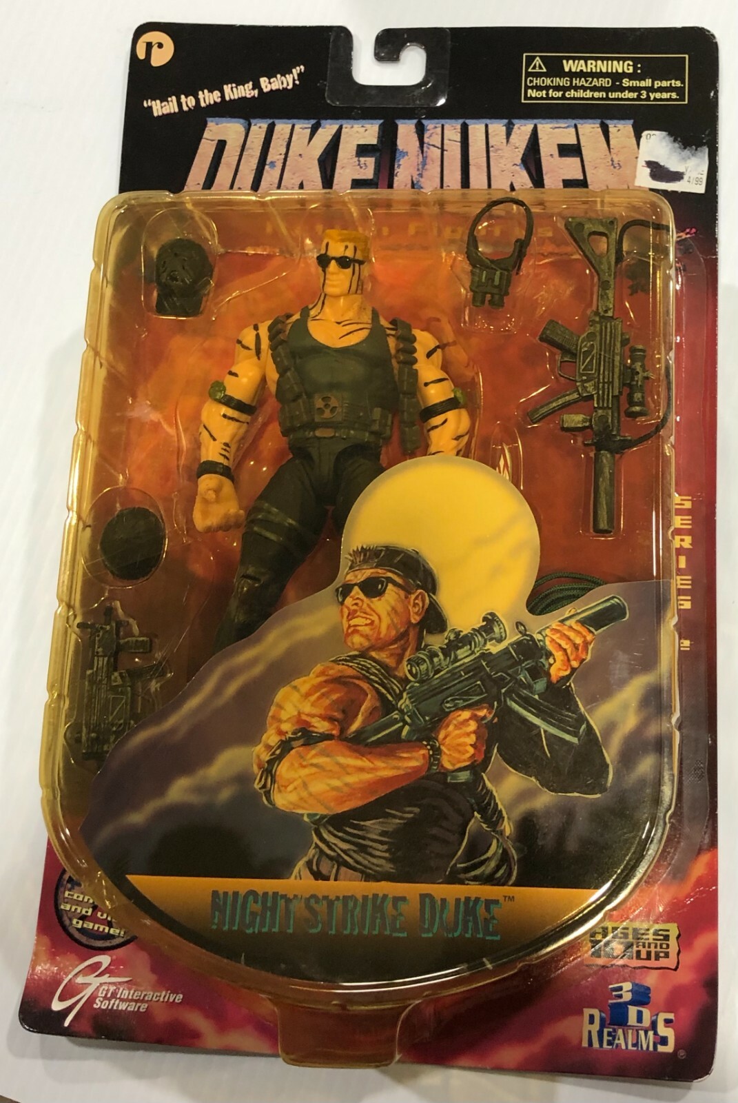 Duke Nukem 1997 3d Realms Video Game Action Figure Nightstrike ReSaurus ...