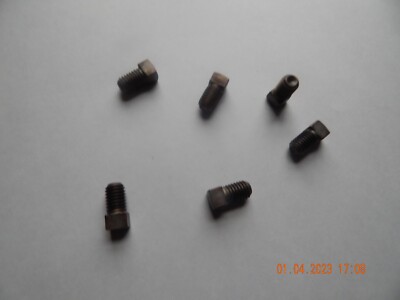 SQUARE HEAD SET SCREWS. 1/2-13 x 3/4" CUP POINT. CASE HARDENED. 6 PCS ...