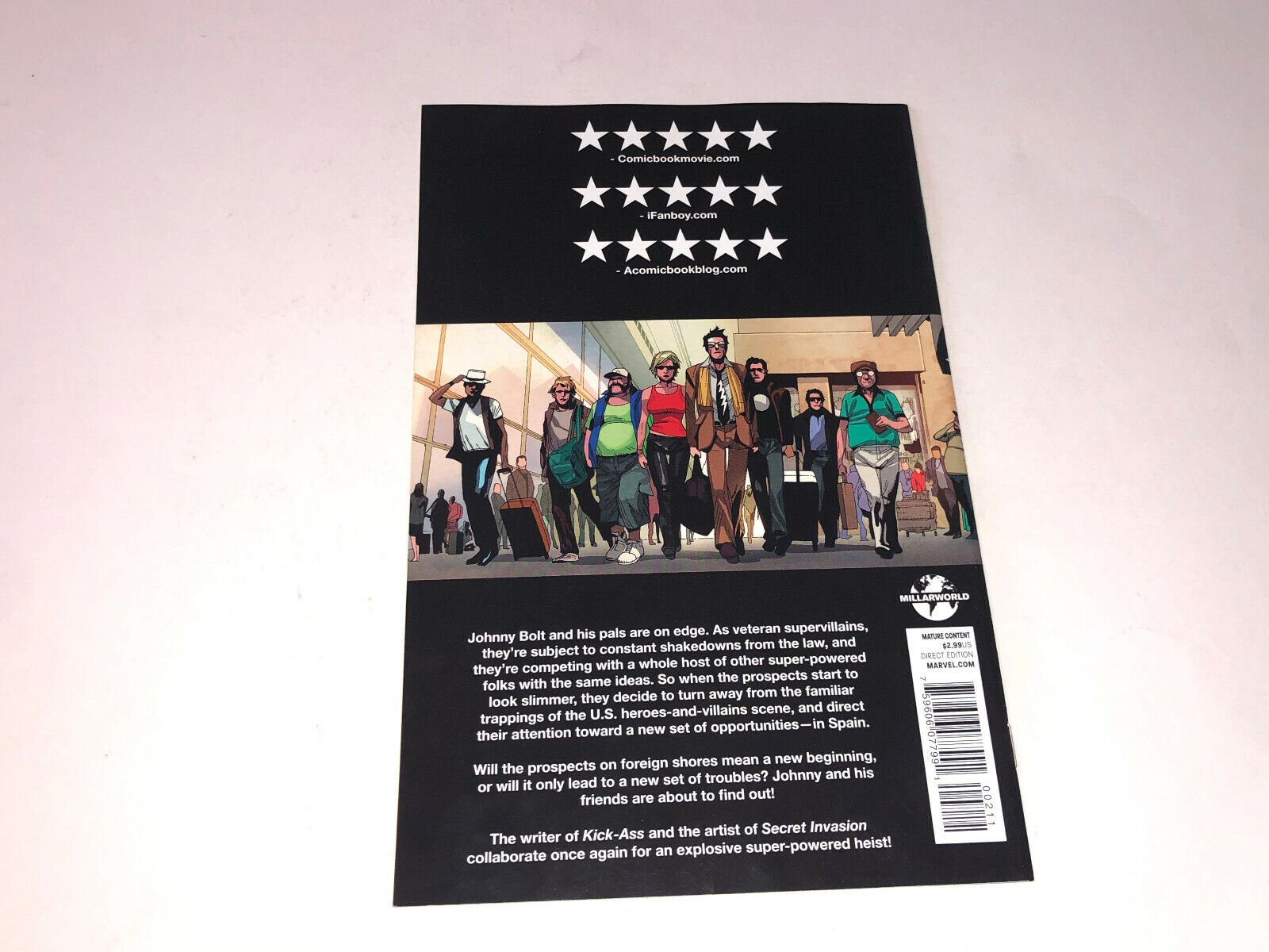 Supercrooks #2 ICON Marvel Comic Book Mark Millar Leinil Yu 1st ...