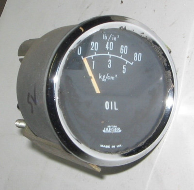 Sunbeam Alpine V Tiger II Smiths Jaeger Oil Pressure Gauge PL 2303/07A ...