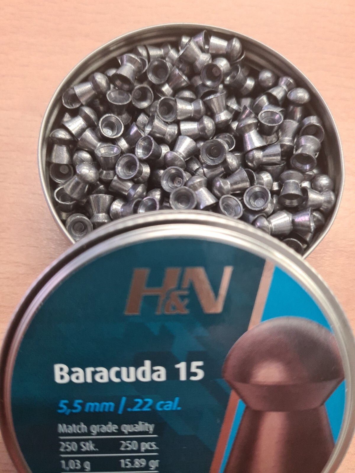H&N Baracuda 15 .22 Accurate Air Rifle Air Gun Pellets Full Tin | eBay UK