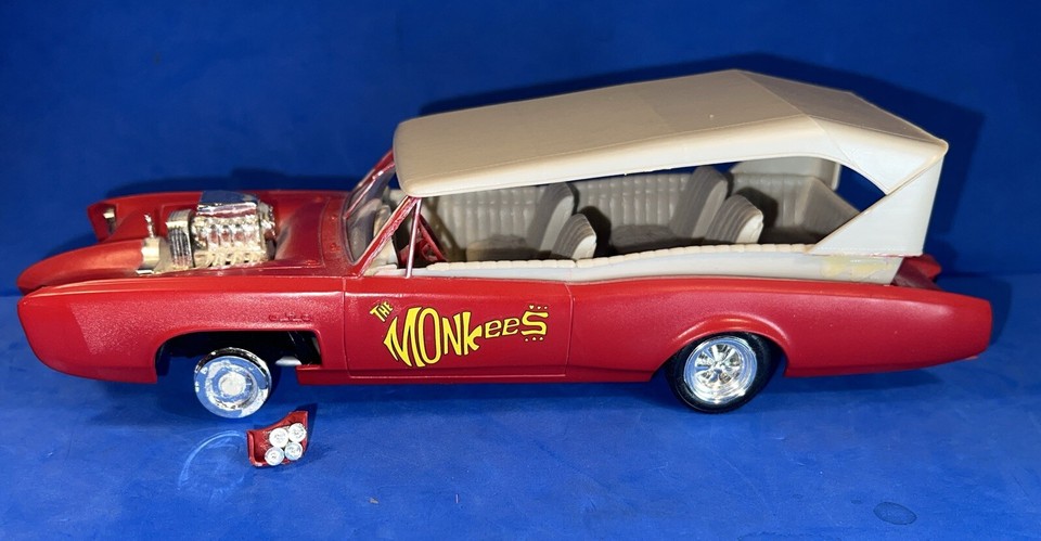 1/25 RARE Scale Vintage AMT "Monkee Mobile" Built Model Kit PLEASE READ ...