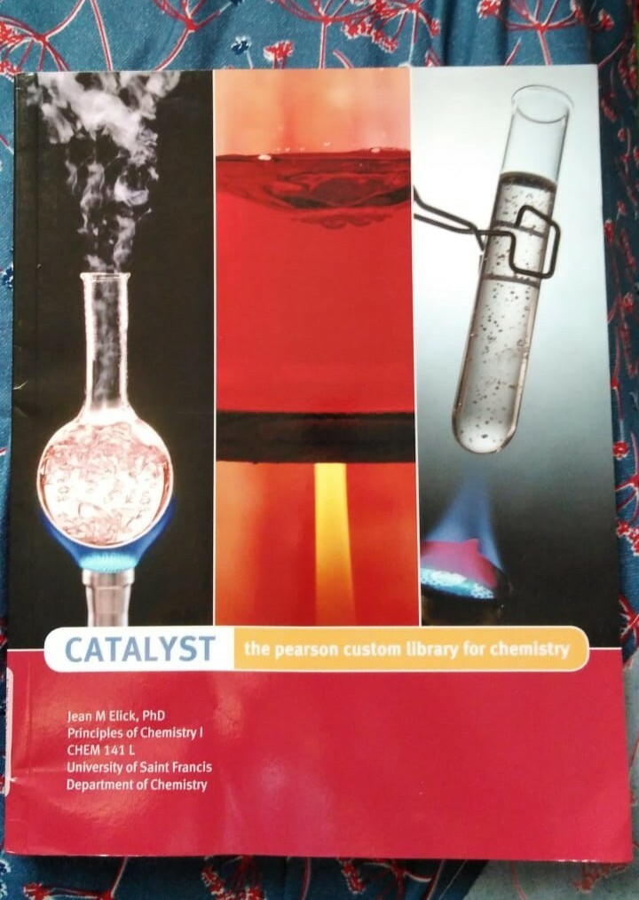 Pearson Chemistry Textbook Lab Manual Hardcover Book (Catalyst ...