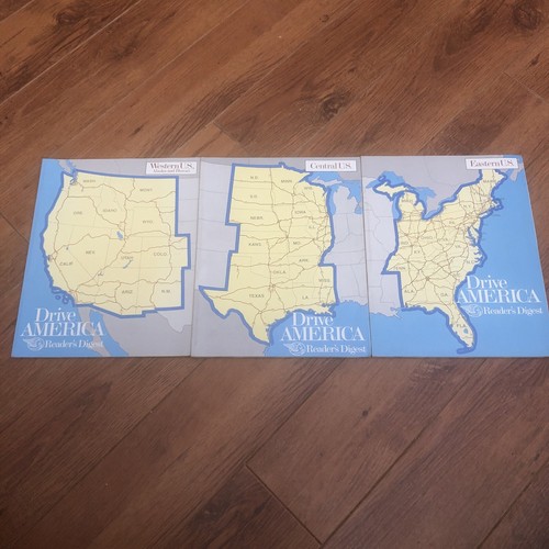Drive America USA 3 Maps Readers Digest | eBay