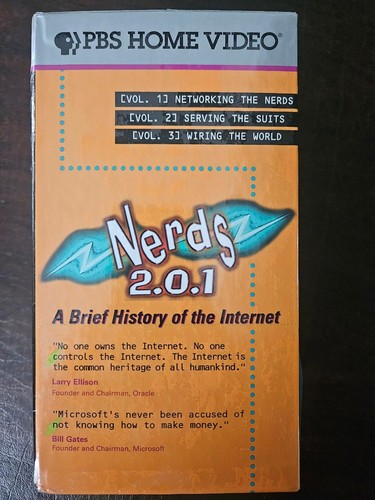 Nerds 2.0.1 - A Brief History of the Internet VHS x3 PBS Home Video NEW ...
