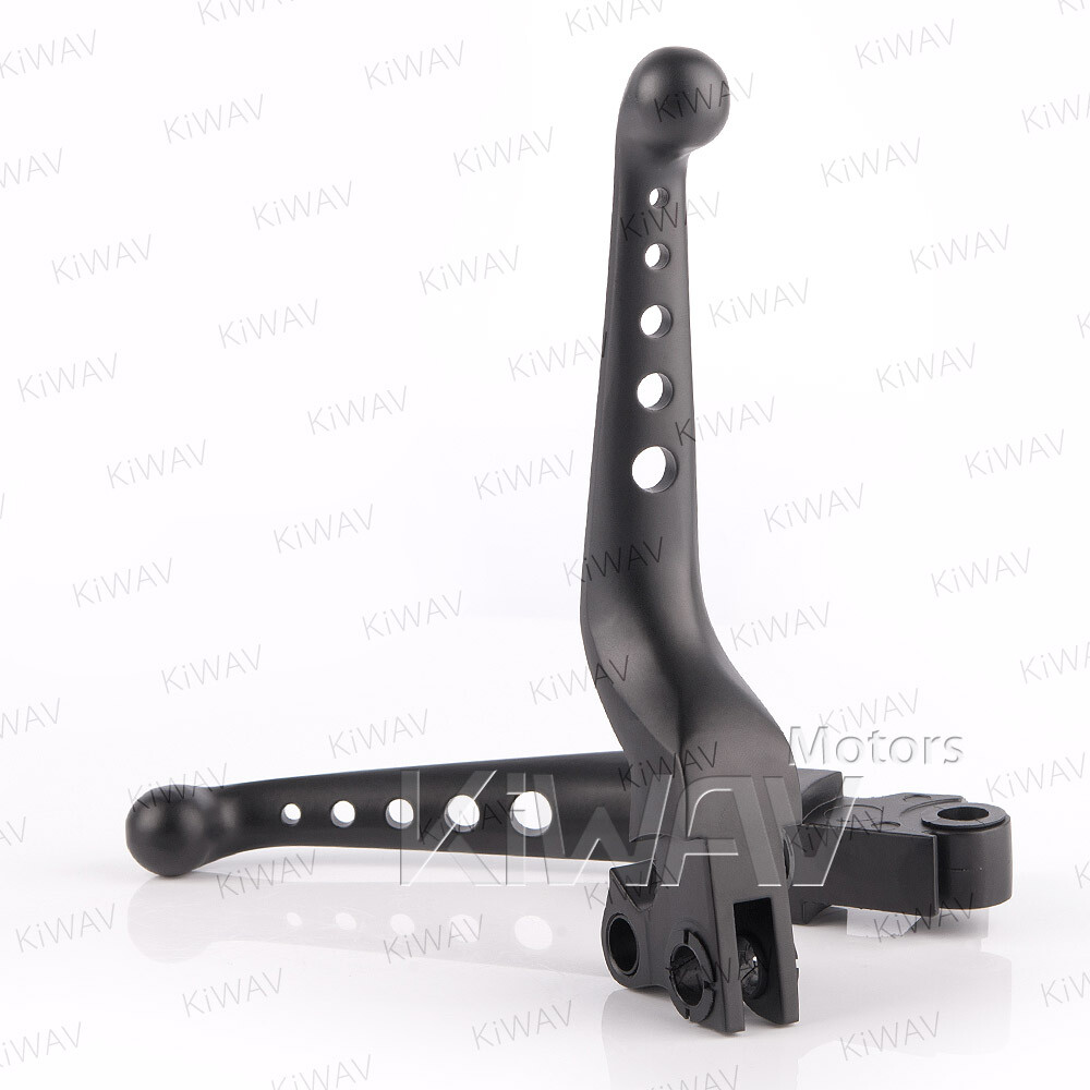 KiWAV Slotted 10205B Black die cast Lever Kit for Harley 96-14 Softail ...