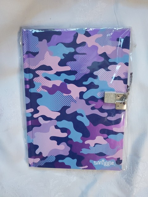 Smiggle Notebook Lock Block A5 Lockable Notebook With Keys Purple Pinks ...