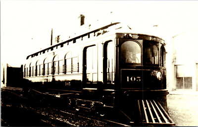 Car 105 Indiana Streetcar Postcard Trolley Interurban RPPC Reprint | eBay