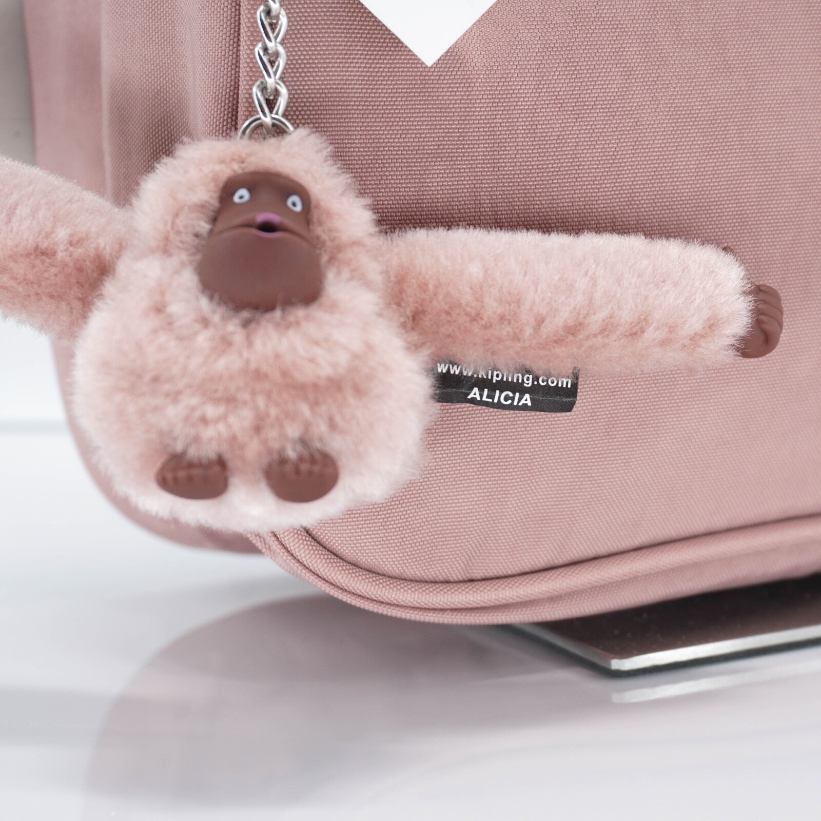 Kipling Callie Crossbody Bag Shoulder Purse HB6490 Polyamide Rosey Rose ...