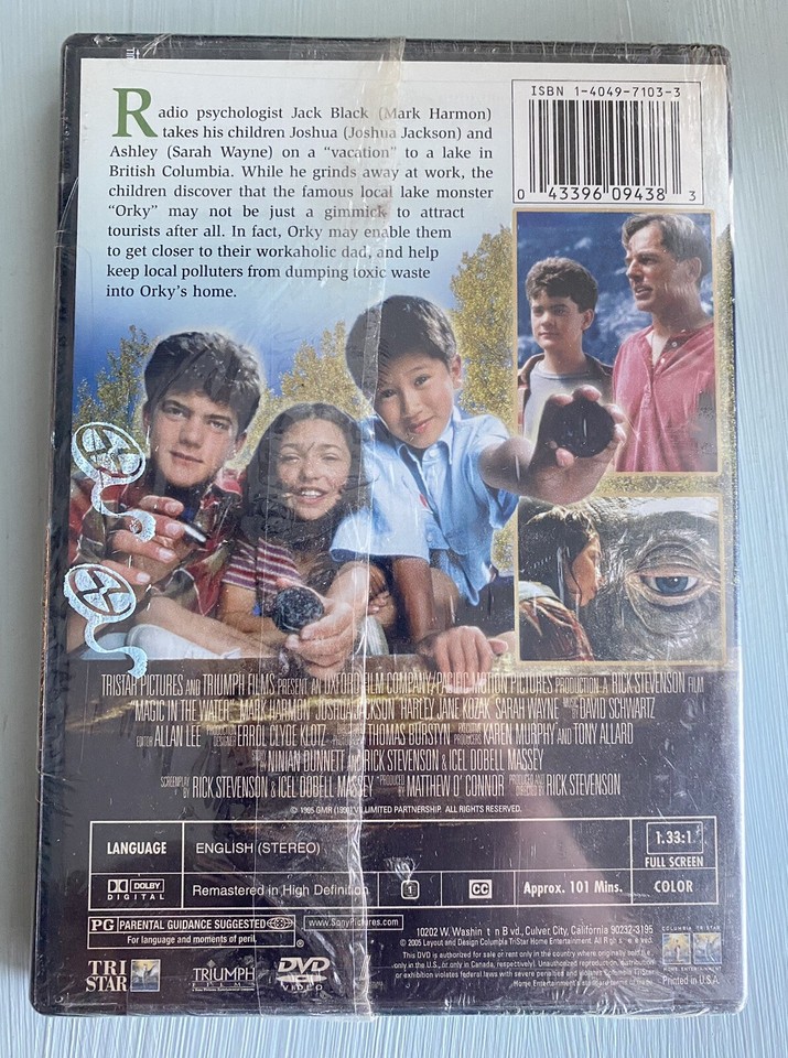 NEW SEALED Magic in the Water (DVD, 1995) Mark Harmon & Joshua Jackson ...