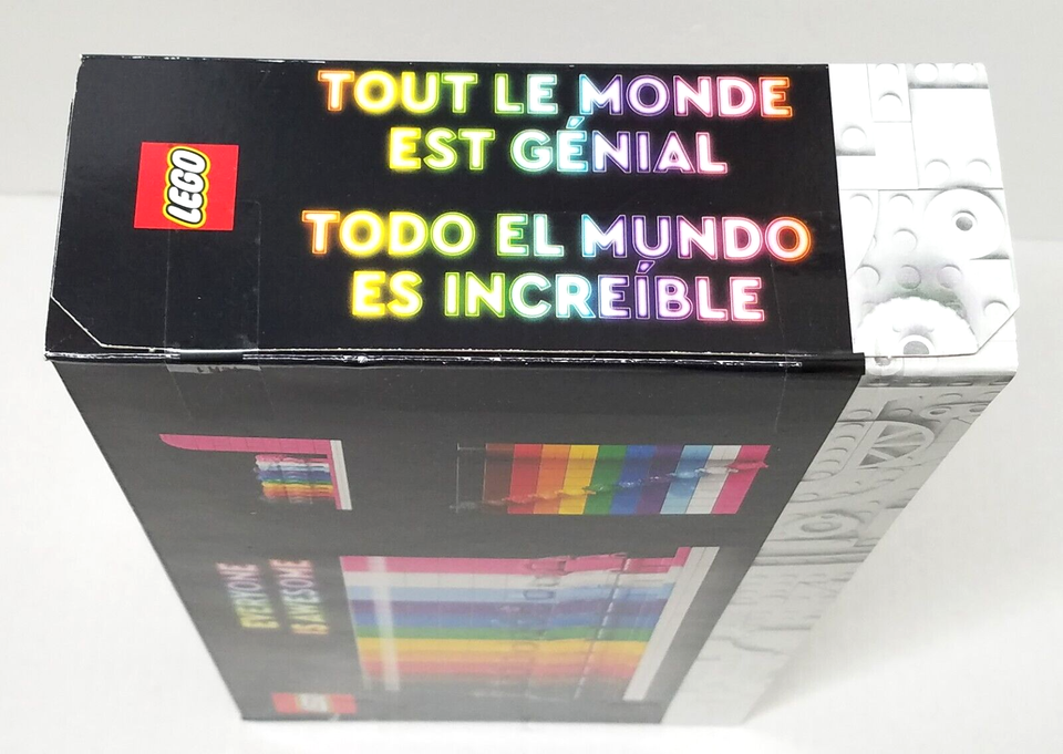 LEGO 40516 Everyone is Awesome Rainbow Pride Gay Lesbian 346 pieces ...