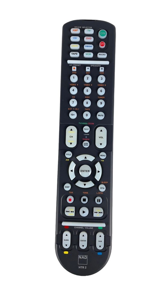 NEW NAD HTR 2 OEM Original Home Theater Replacement Remote Control ...