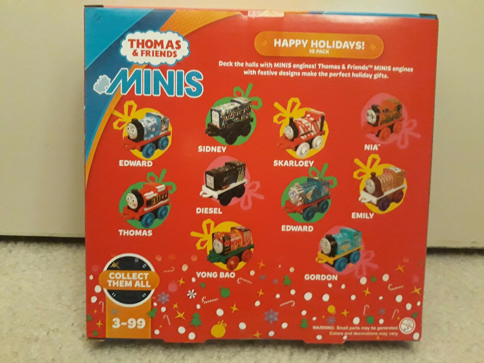 Thomas & Friends Minis Playwheel Carry Case with Golden Thomas ...