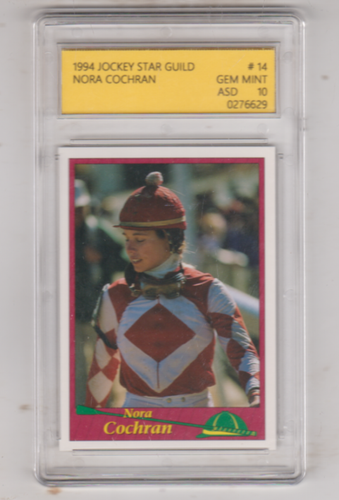 1994 - Horse Star Jockey - Nora Cochran - GRADED GEM MINT 10!!! | eBay