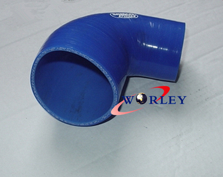 Silicone 90 Degree Elbow Reducer Hose pipe 2.5"-2" 64mm 51mm BLUE brand ...