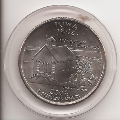 2007 P-Mint - IOWA State Quarter KM# 358 (UNCIRCULATED) IN PLASTIC CASE ...