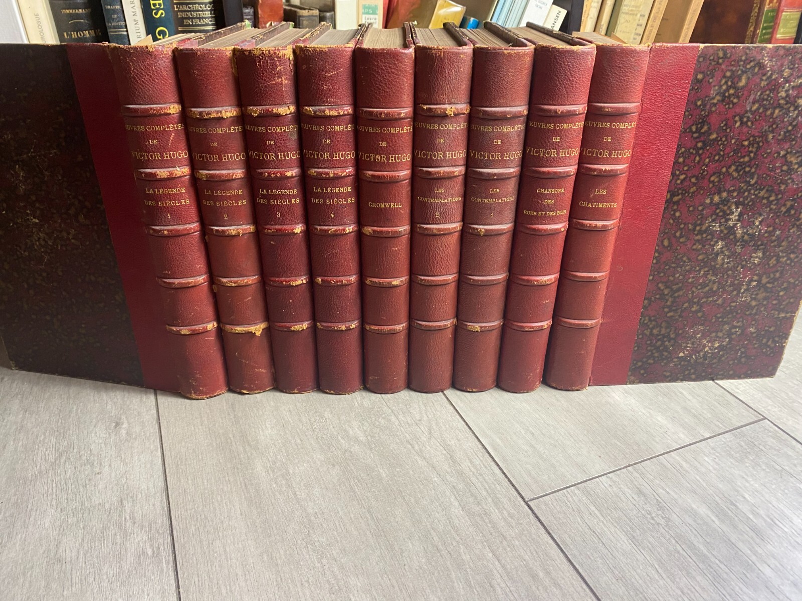 Œuvres complètes de Victor Hugo T1, 4-8,9,13,16 reliés - Hetzel-Quantin ...