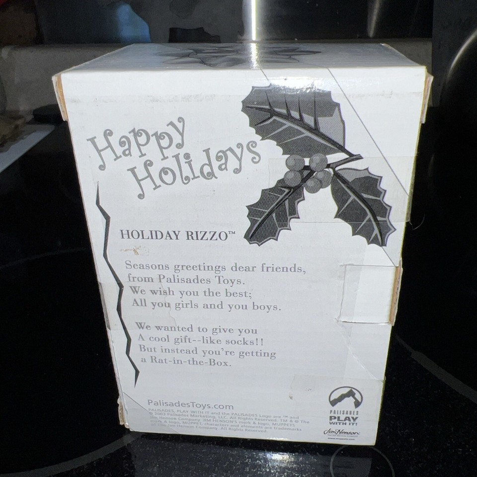 Muppets Holiday Rizzo Palisades Collectors Club Exclusive 2003 Sealed ...